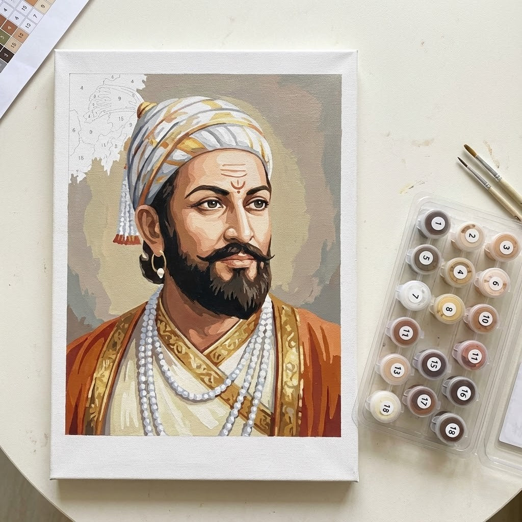 Indian Legends Paint By Numbers Kit | Freedom Fighters Art - Eazy Arts ...