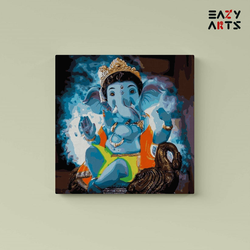Lord Ganesha Paint By Numbers kit by Eazy Arts – eazyarts.in